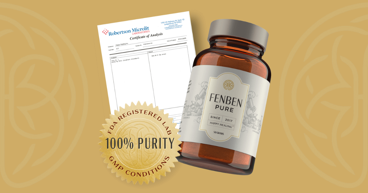 Quality Certificate of Analysis - The Happy Healing Store - Fenben ...